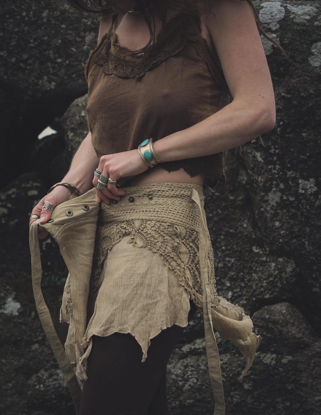 Burlesque Skirt Fairy Skirt Cotton Short Skirt Viking Skirt Party Skirt ...