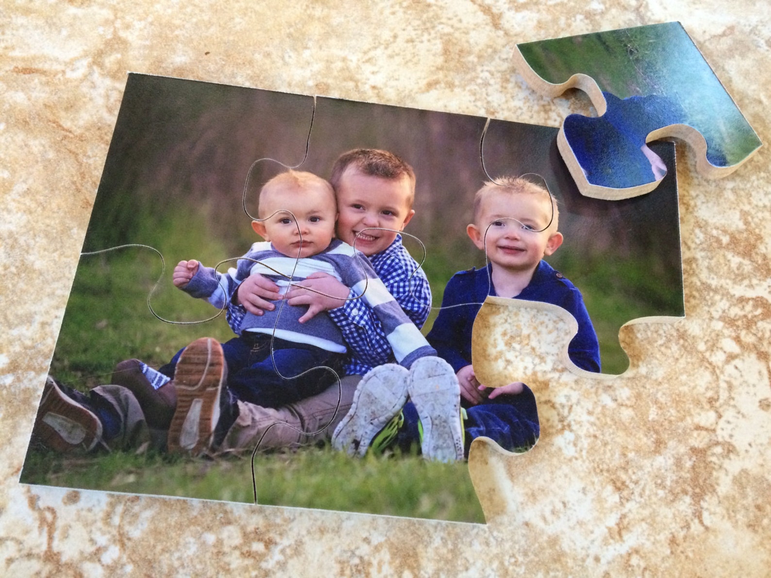 Personalized Wood Puzzle4x6 With 6 Pieces - Etsy