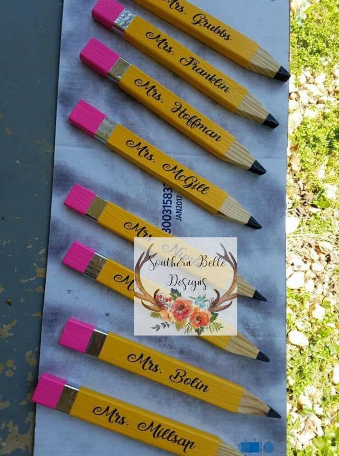 Pencil Name Plates - Etsy