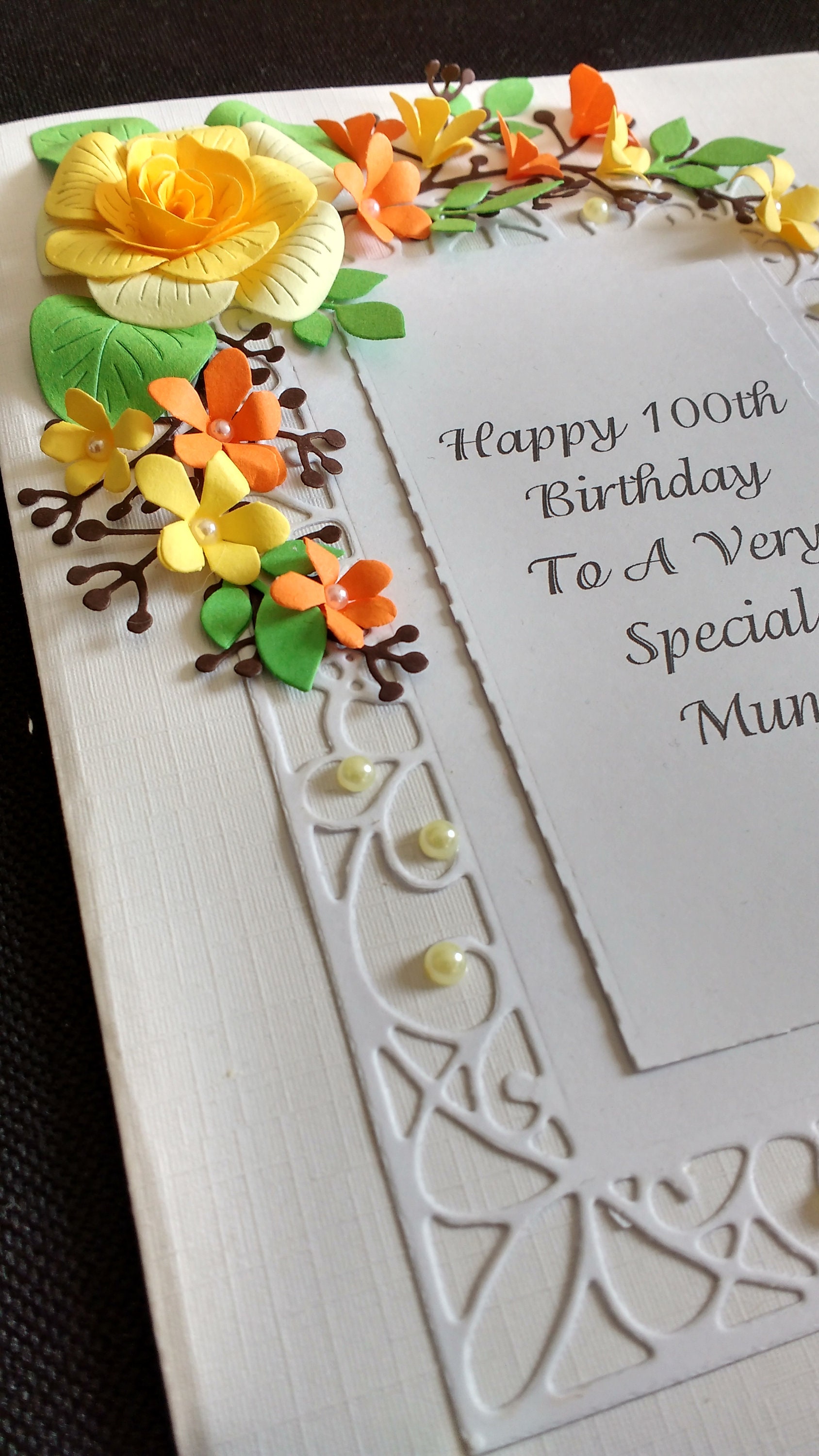 Handmade Personalised 40th50th60th100th Birthday Card - Etsy