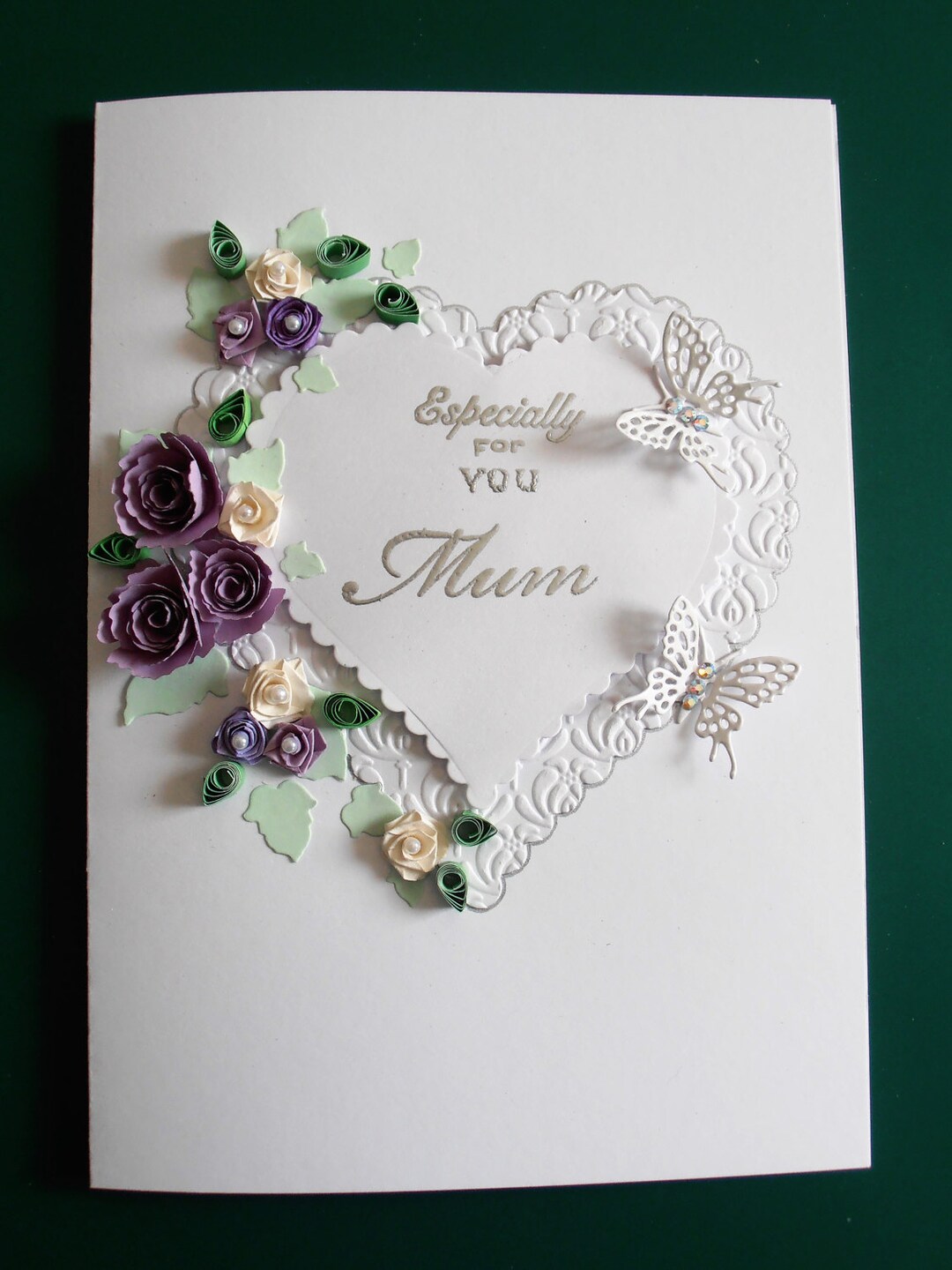Handmade Personalised Birthday / Mother's Day Card Mum - Etsy