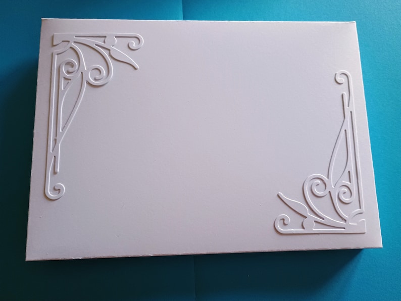 Personalized Handmade Wedding Card: Bride & Groom, White Roses , Boxed ...