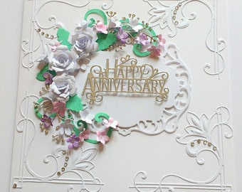 Large Anniversary Card | Etsy