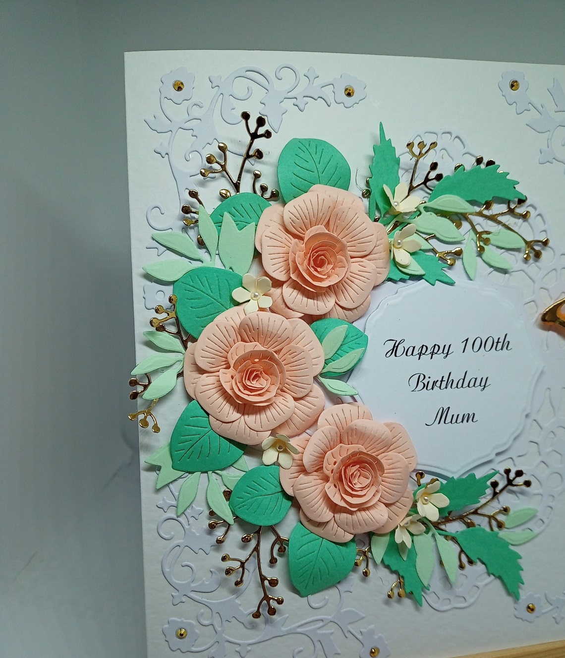 Luxury Handmade Large Personalised Birthday Card - Etsy