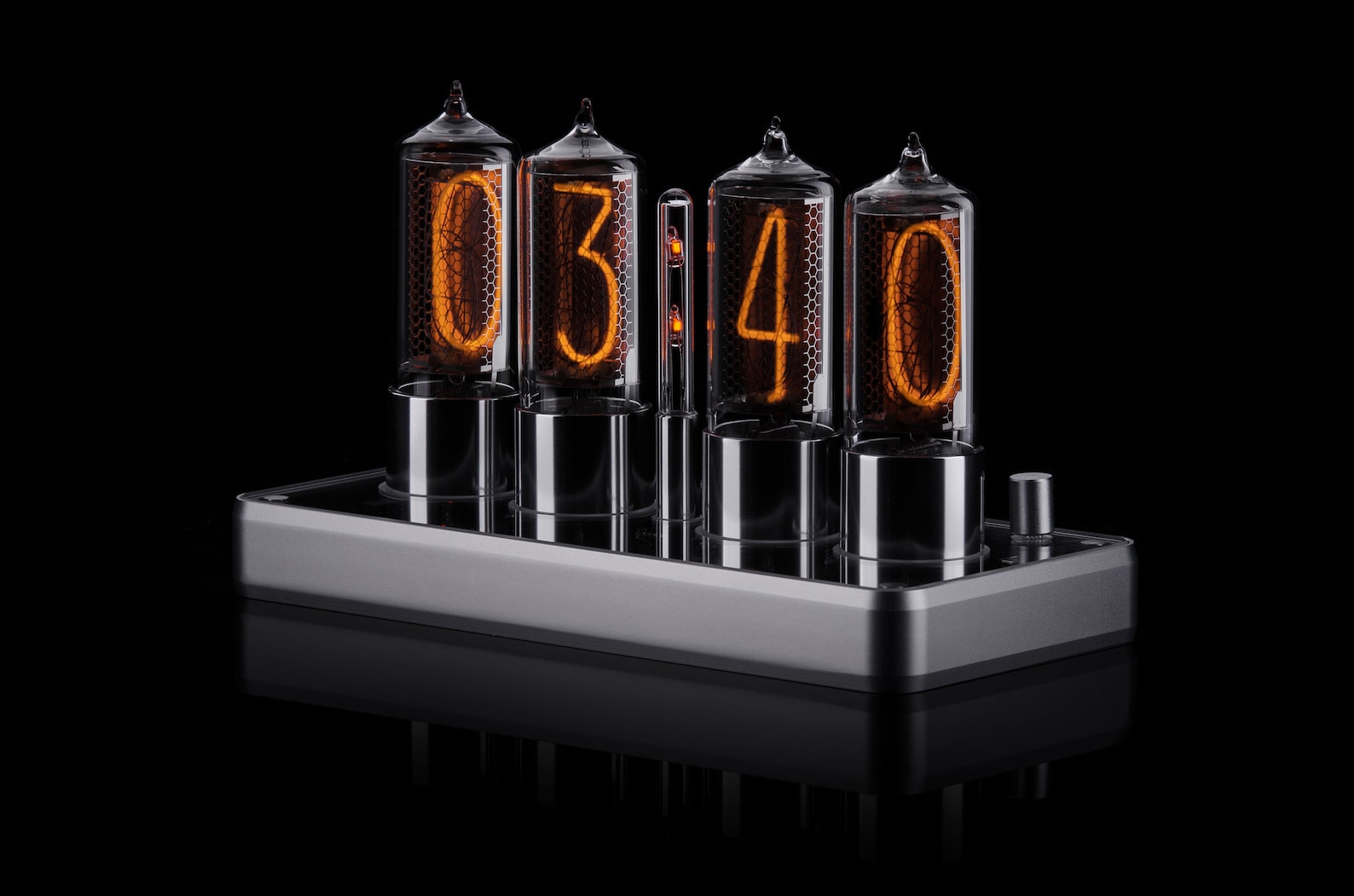 ZIN18 IN-18 Nixie Tube Clock Silver Aluminium Case With Glass - Etsy