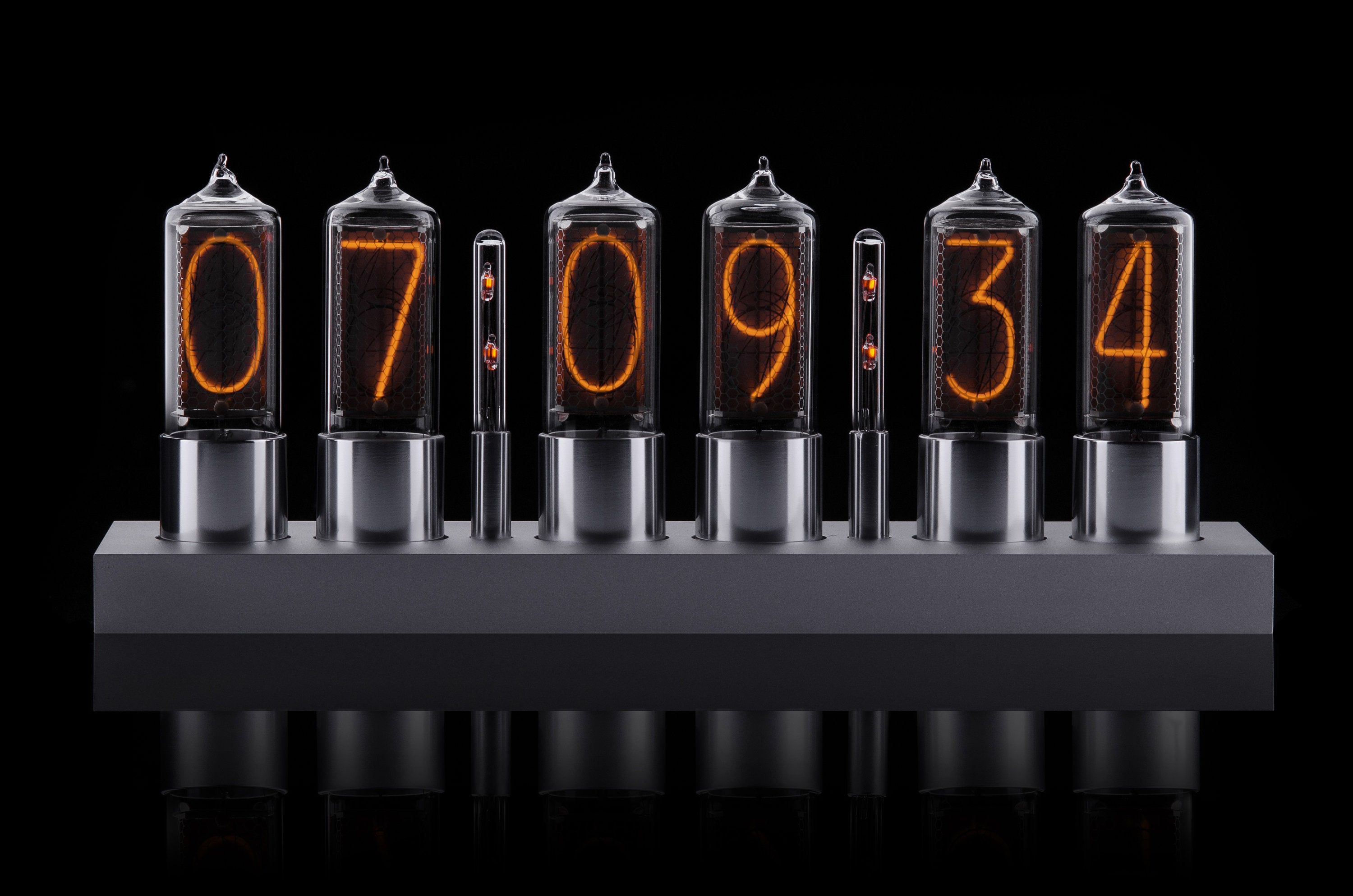 ZIN18 IN-18 Neue Nixie Tube Uhr Silber eloxiert Klassische - Etsy.de