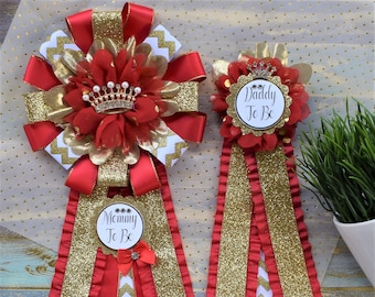 Red Baby Shower | Etsy