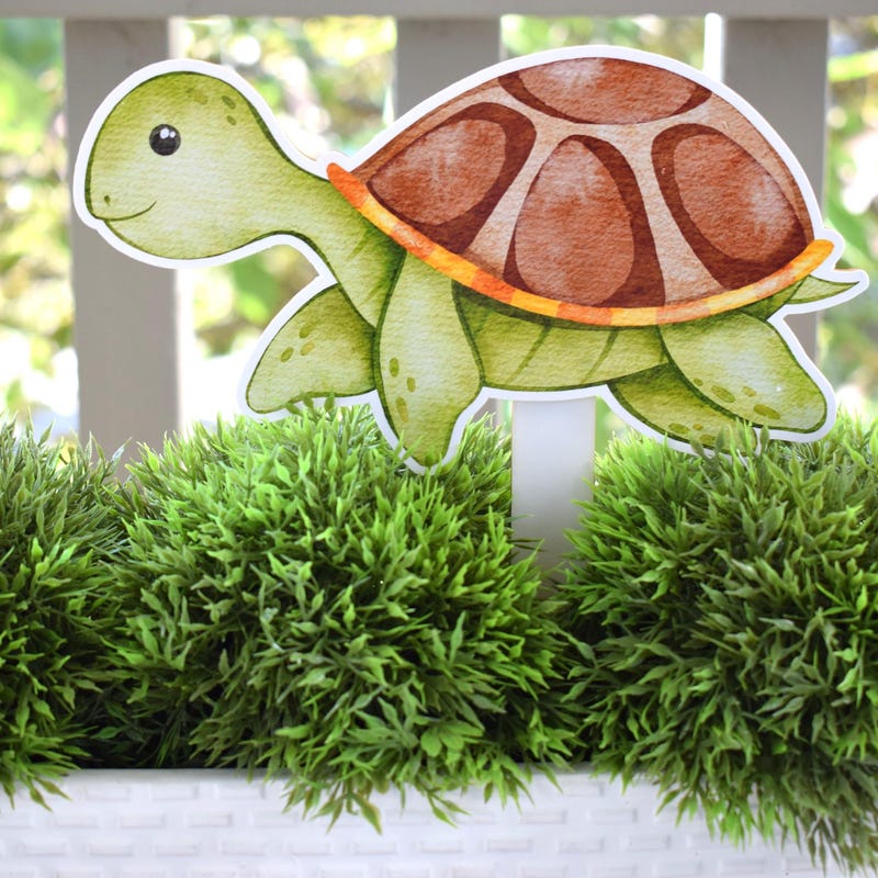 Turtle Cake Topper - Etsy