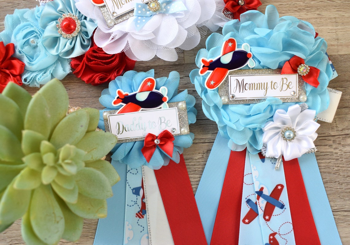 Airplane Baby Shower Boy Baby Shower Airplane Maternity - Etsy