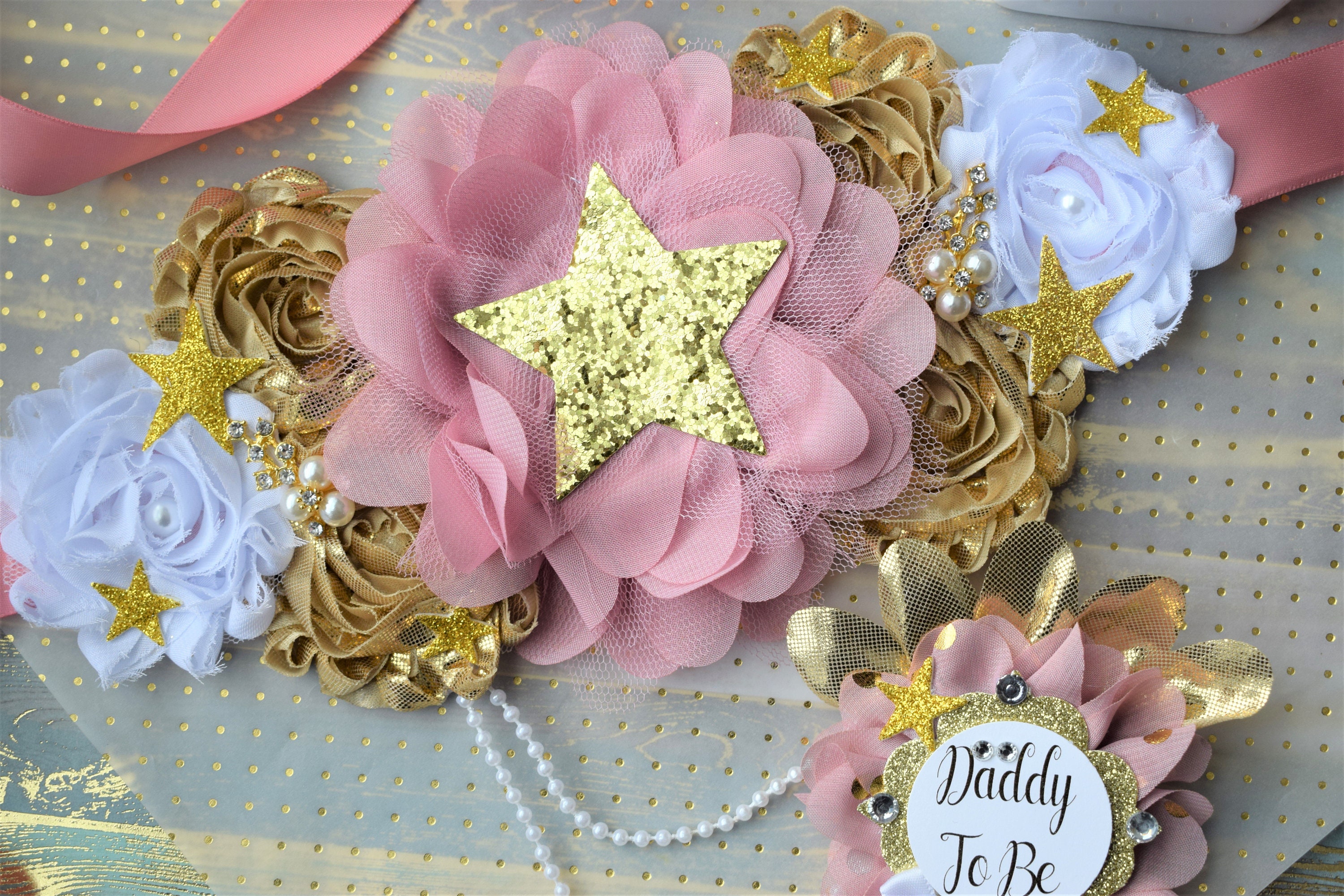 Pink Little Star Baby Shower Twinkle Twinkle Pink Gold | Etsy