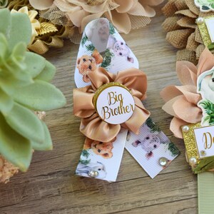 Jungle Safari Boho Baby Shower, Safari Sage Maternity Sash, Animal ...