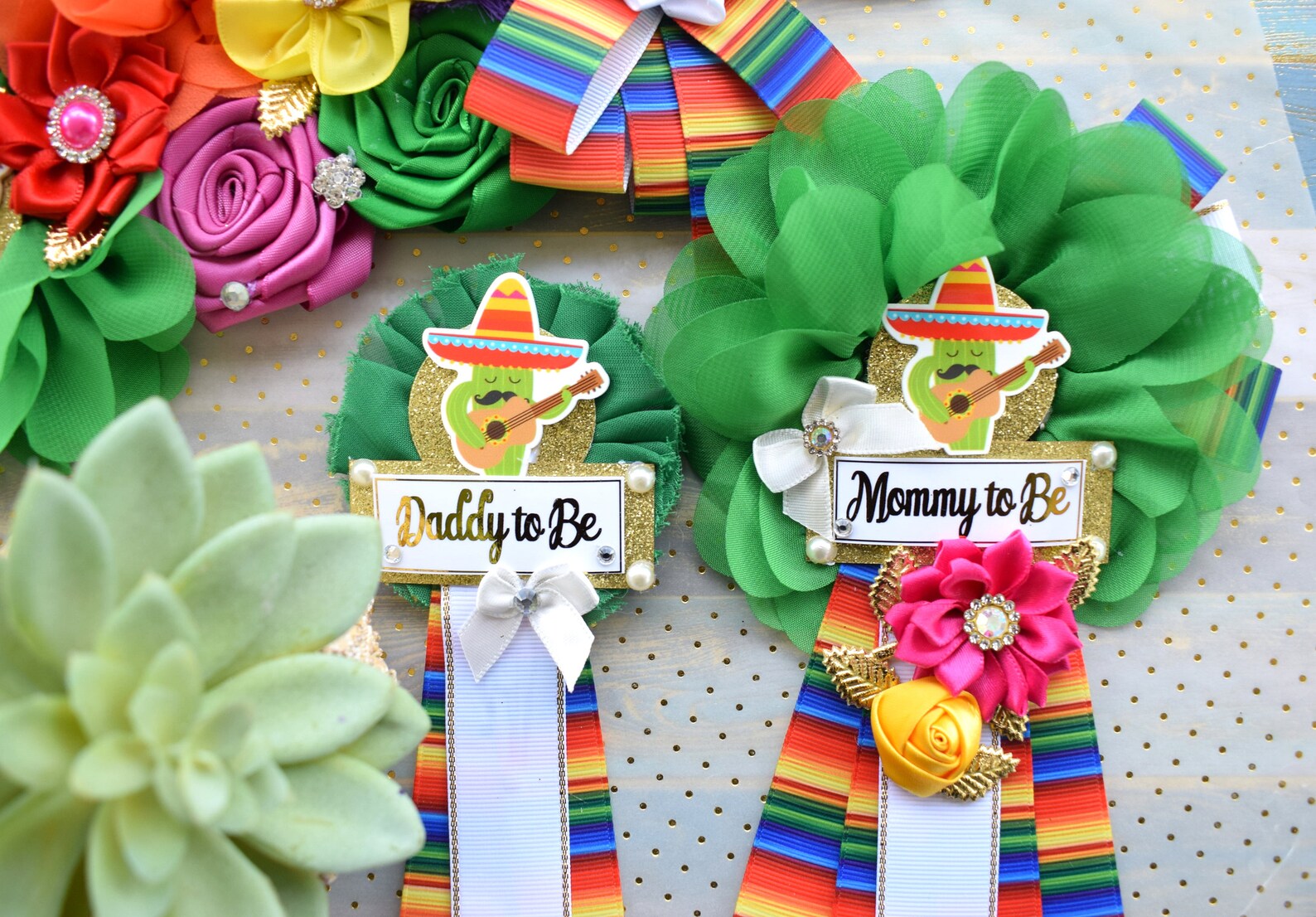 Fiesta Serape Baby Shower Fiesta Mommy to Be Sash Mexican - Etsy