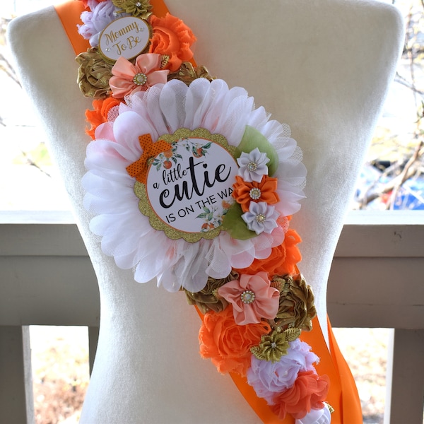 Orange Sash - Etsy