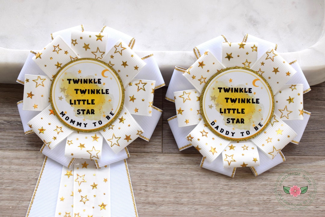 White Little Star Baby Shower, Twinkle Twinkle Little Star Mommy to Be ...