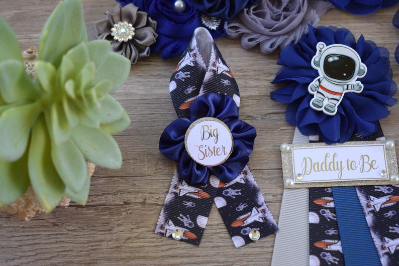 Boy Astronaut Space Baby Shower, Planets Maternity Sash, Out of Space ...