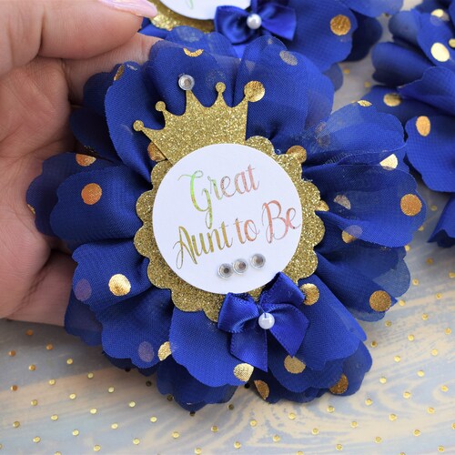 Royal Prince Baby Shower Royal Prince Family Pin Royal Blue | Etsy