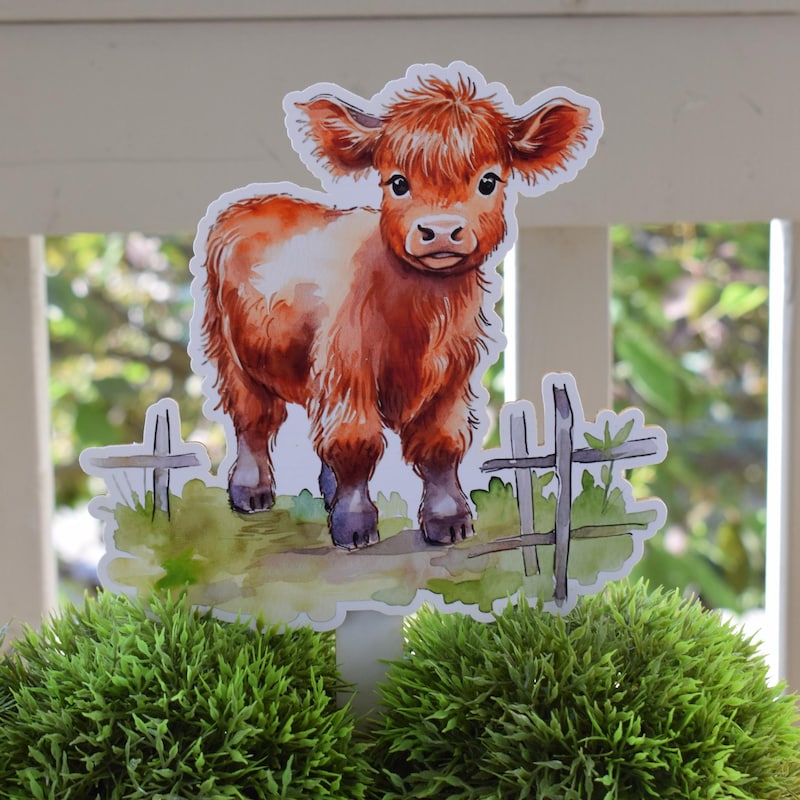 Cow Wedding Cake Topper - Etsy