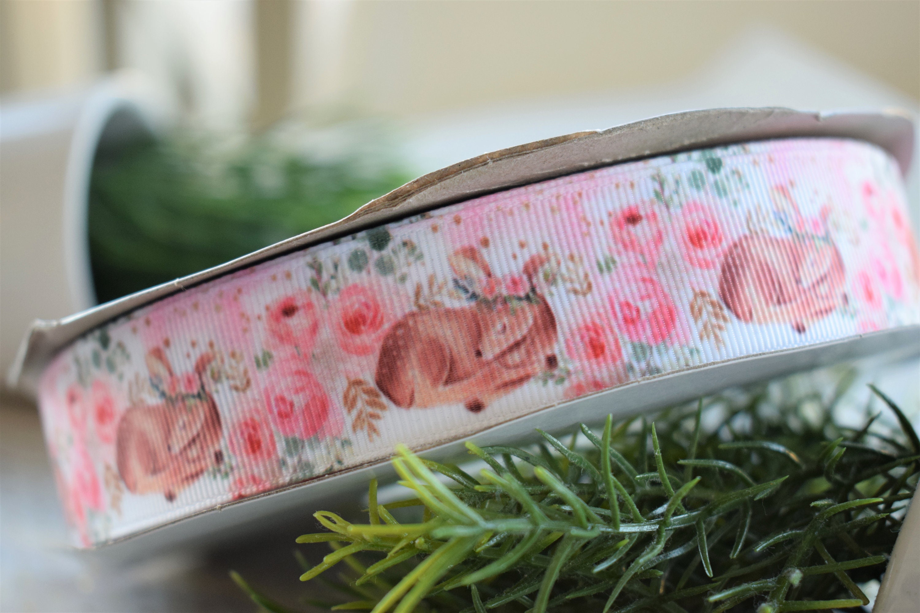 Pink Deer Baby Shower Ribbon Girl Baby Deer Ribbon Deer - Etsy