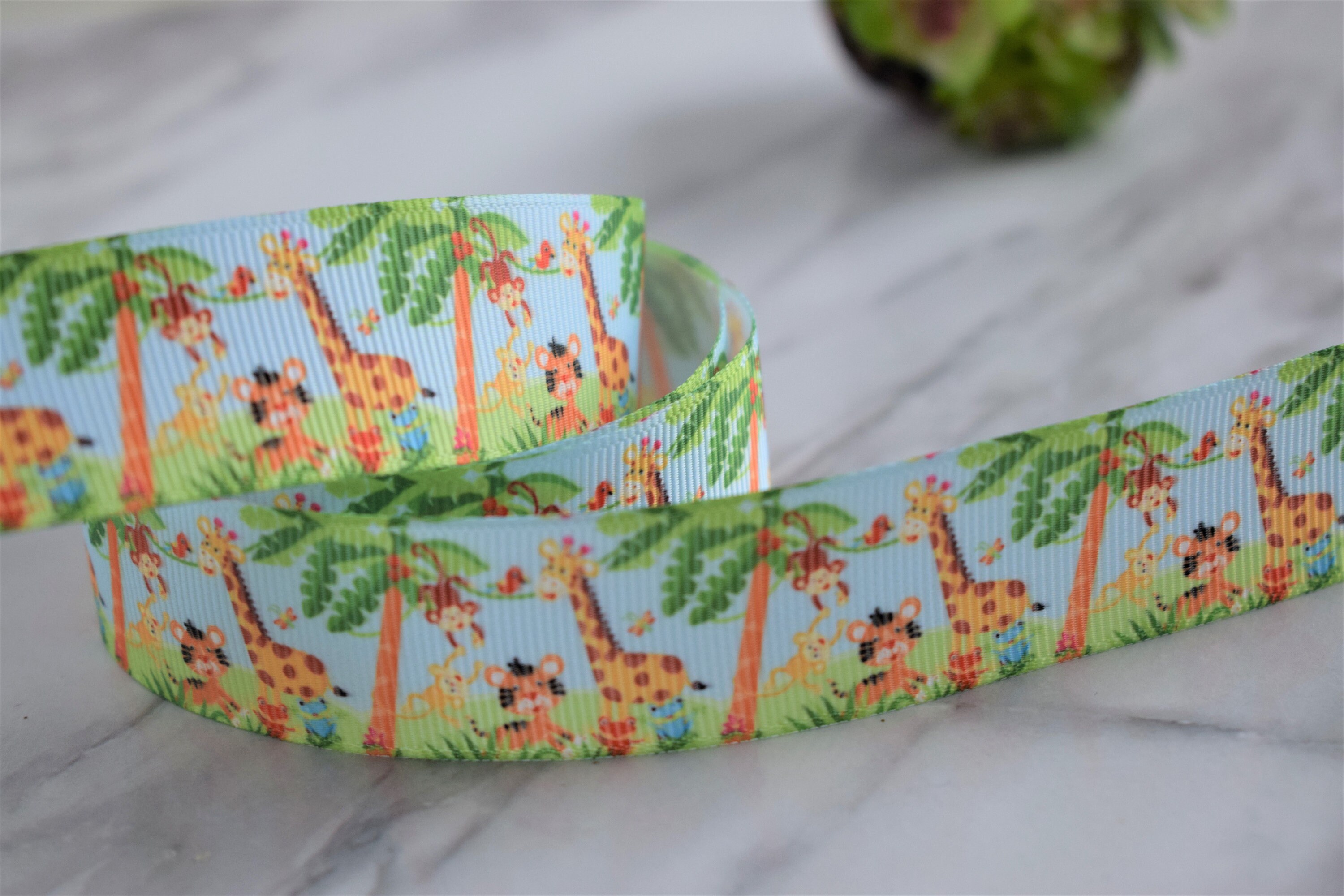 Boy Safari Baby Shower Ribbon Boy Baby Safari Ribbon Safari | Etsy