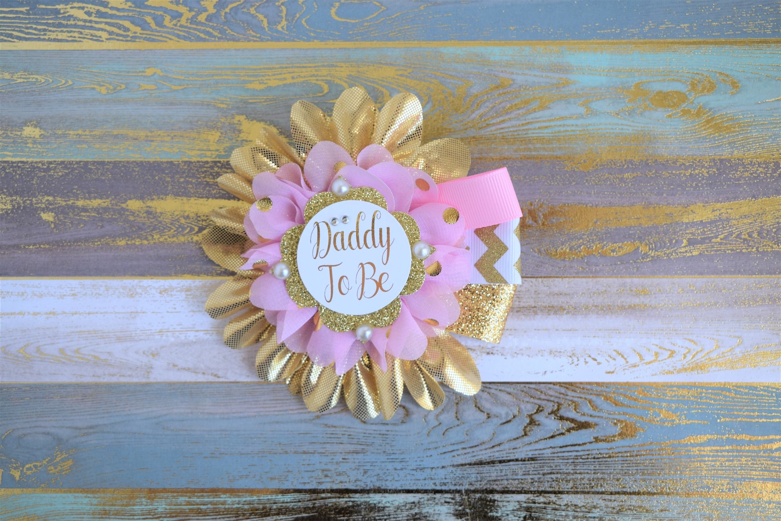 Pink Gold Princess Corsage Pin, Pink Gold Princess Pin, Mommy and Daddy ...