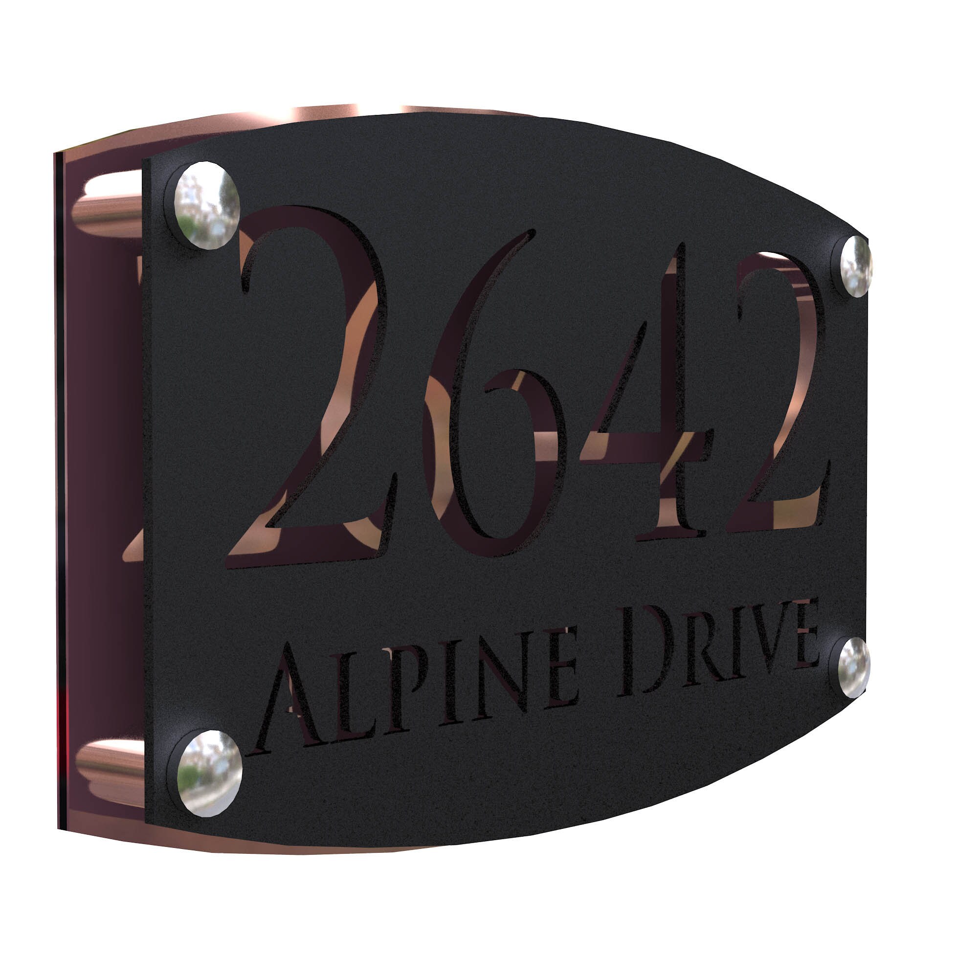 K Smart Sign Carino Laser Cut House Signs Numbers Matt - Etsy