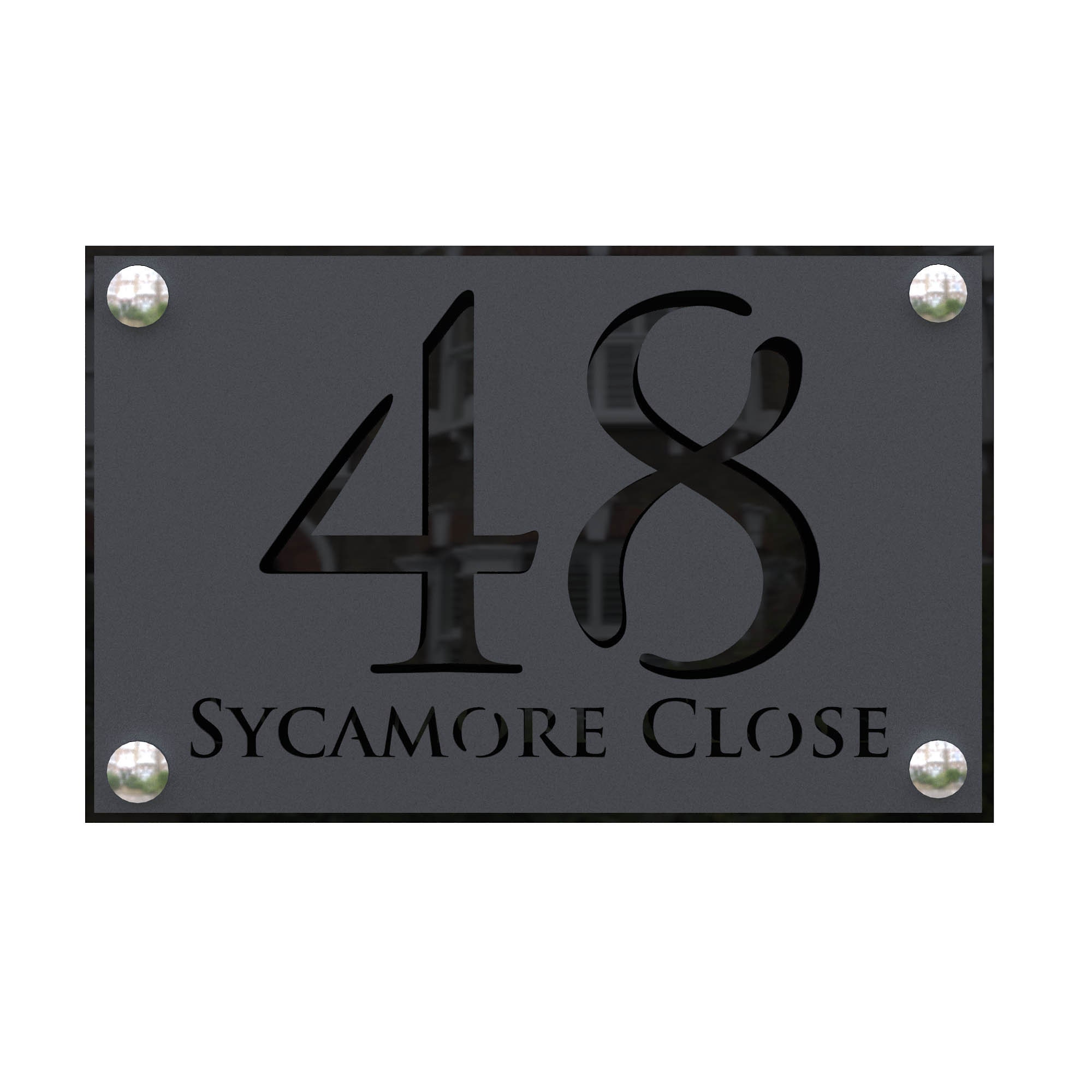 K Smart Sign Simpatico Laser Cut House Signs Numbers Matt - Etsy UK