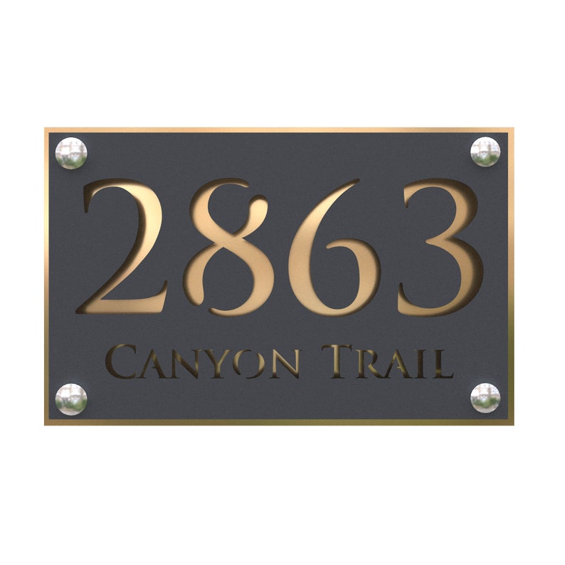 K Smart Sign Simpatico Laser Cut House Door Numbers Matt - Etsy