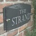 K Smart Sign Modern House Signs Plaque Door Number Street Glass Effect ...