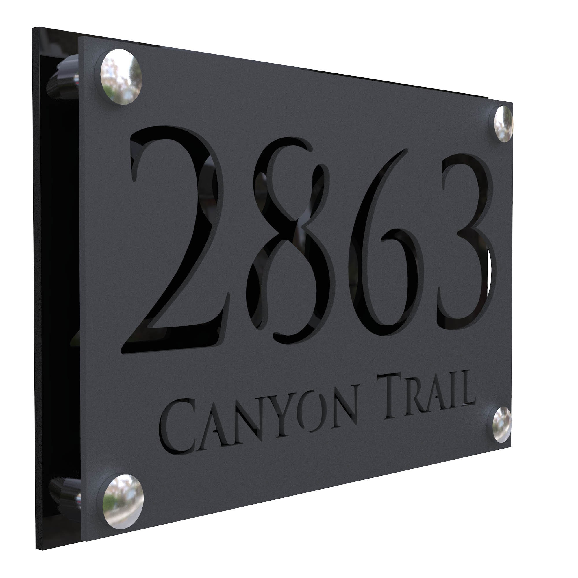 K Smart Sign Simpatico Laser Cut House Signs Numbers Matt - Etsy UK