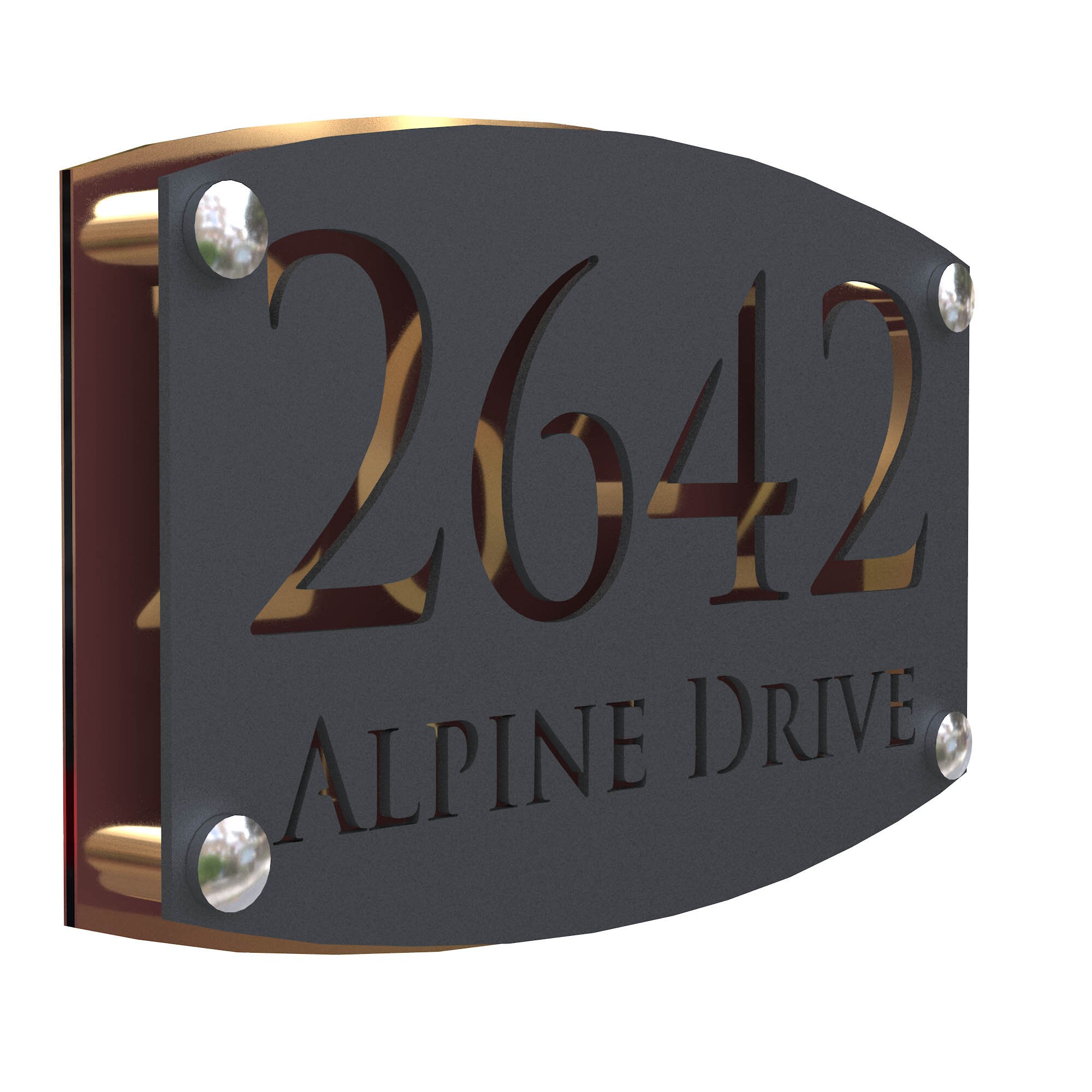 K Smart Sign Carino Laser Cut Grey House Signs Number Matt - Etsy UK