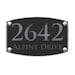 K Smart Sign | Carino | Laser Cut House Signs Numbers Matt Black ...