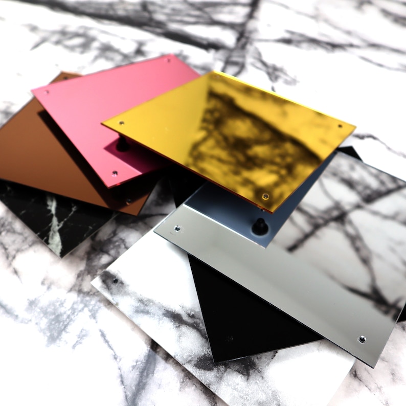 K Smart Sign | Bellissima S1 F31 | Laser Cut Matt Grey & Rose Gold ...