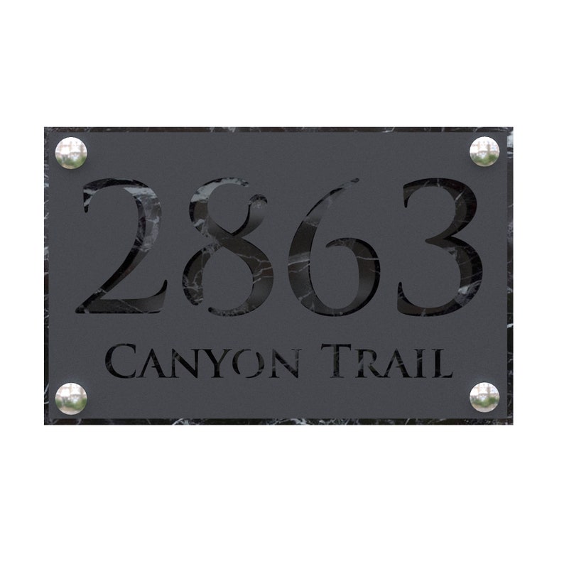 K Smart Sign Simpatico Laser Cut 3d House Door Number - Etsy