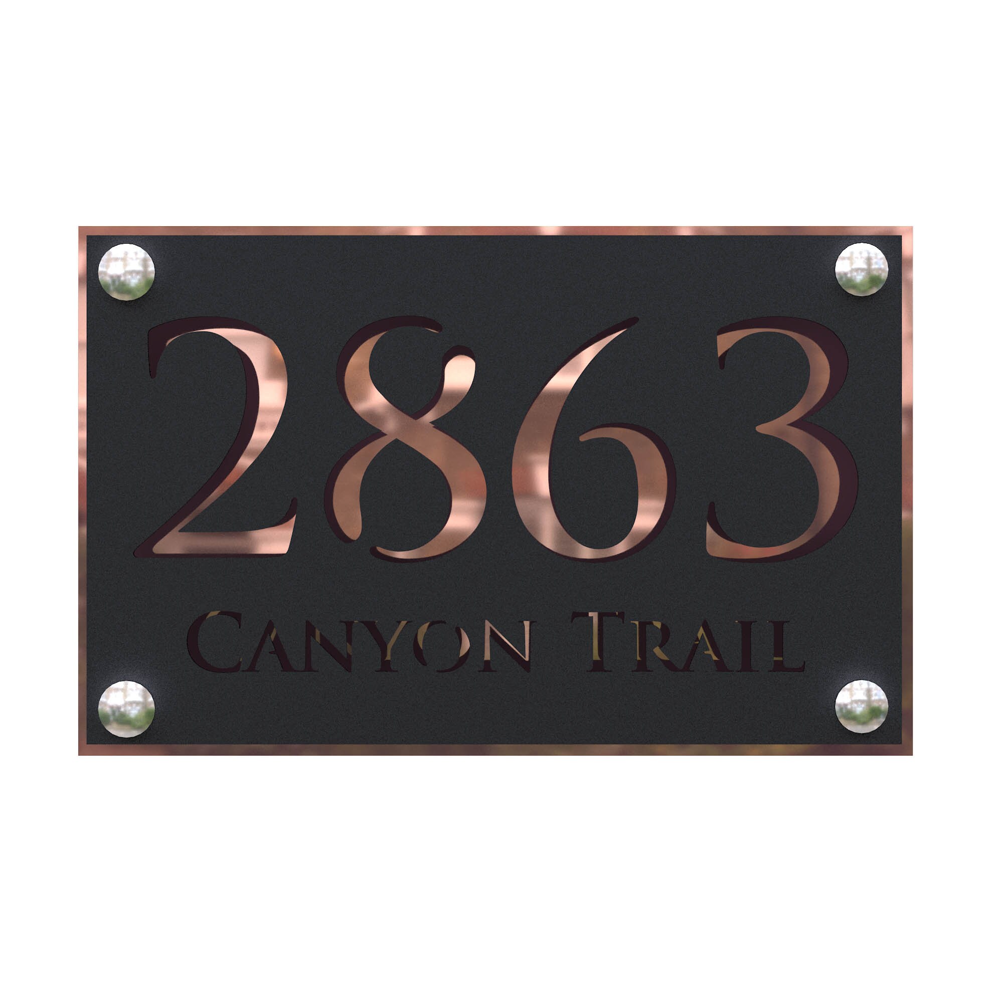 K Smart Sign Simpatico Laser Cut House Door Number Matt - Etsy