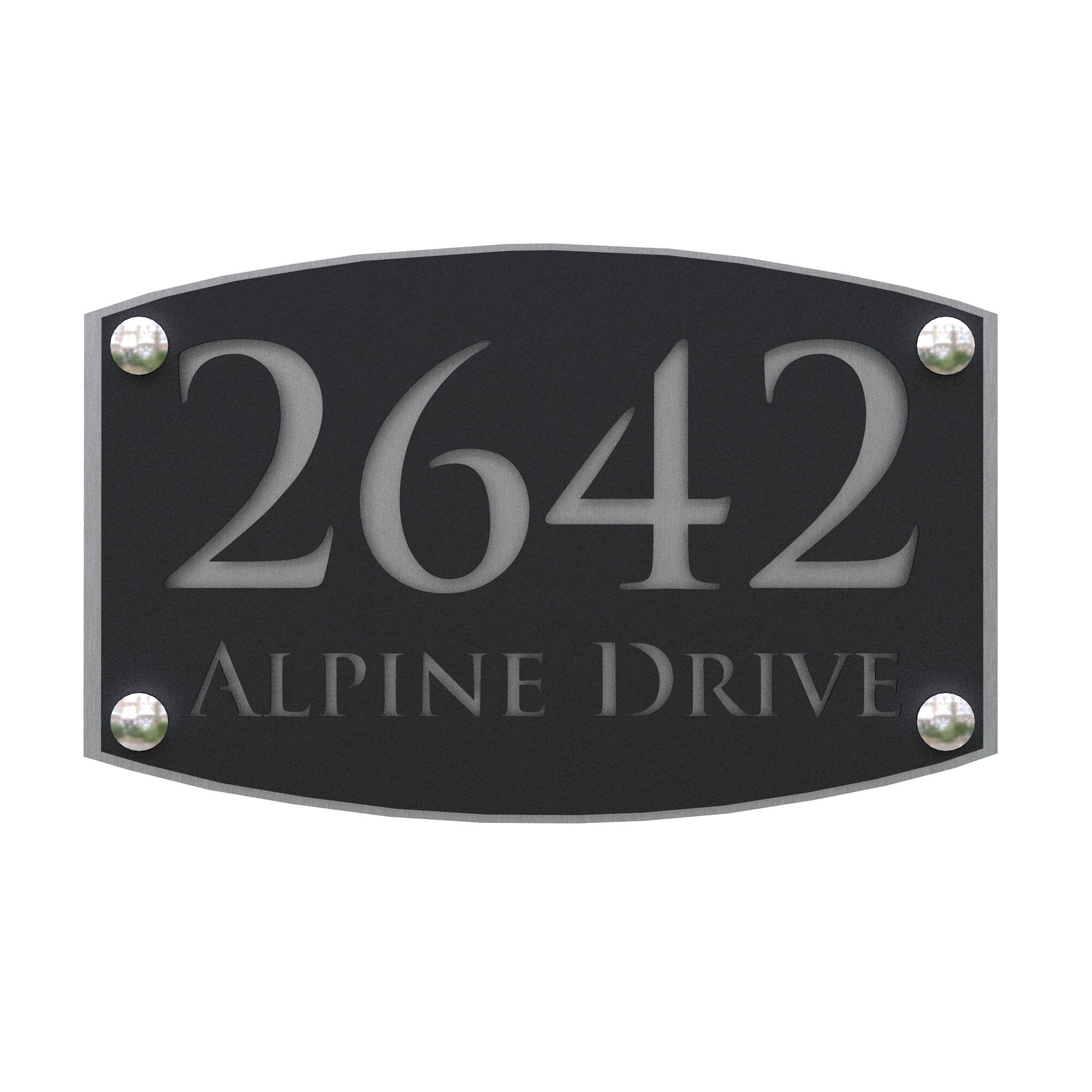 K Smart Sign Carino Laser Cut House Signs Number Matt - Etsy