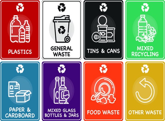 Free Printable Recycling Bin Labels Bin Labels Recycle 59 Off