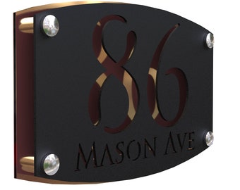 K Smart Sign Carino Laser Cut House Signs Numbers Matt - Etsy