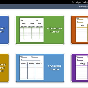 T-chart Excel Template | T-chart Maker Template | Excel Template ...