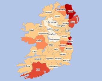 Irish Famine Map