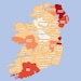 Ireland Geographic Heat Map Generator Heat Map Excel Heat - Etsy