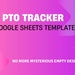 PTO Tracker Google Sheets Template: Employee Leave Calendar - Etsy