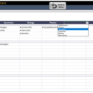 Teacher Lesson Plan Excel Template: Weekly & Daily Planner (digital) - Etsy