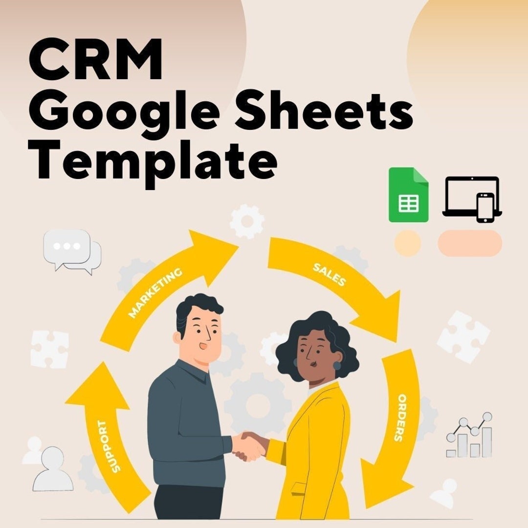 CRM Template | Google Sheets | Customer Relationship Management - Etsy