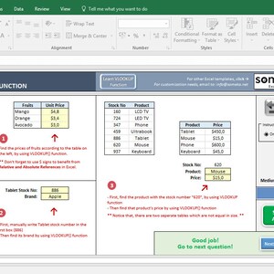 Excel Formulas Practice Exercises Template | Full Package | Practice ...