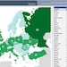 Europe Heat Map Excel Template | Density Map | Automatic City Coloring ...