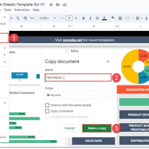 Sales Dashboard | Google Sheets | Sales Tracker | Online Sales Report ...