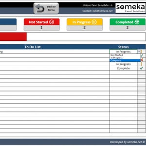 Daily-weekly-monthly Task List Template | Excel Template | Excel Task ...