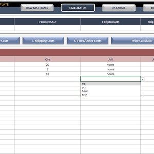 Product Pricing Excel Template | Product Pricing Strategy | Profit ...