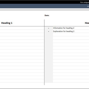 T-chart Excel Template | T-chart Maker Template | Excel Template ...