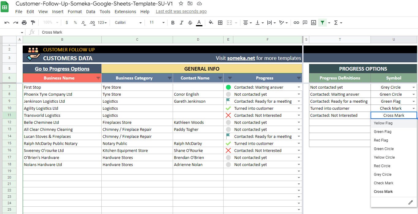 CRM Templates Bundle in Google Sheets Client Tracker Online Tools for ...